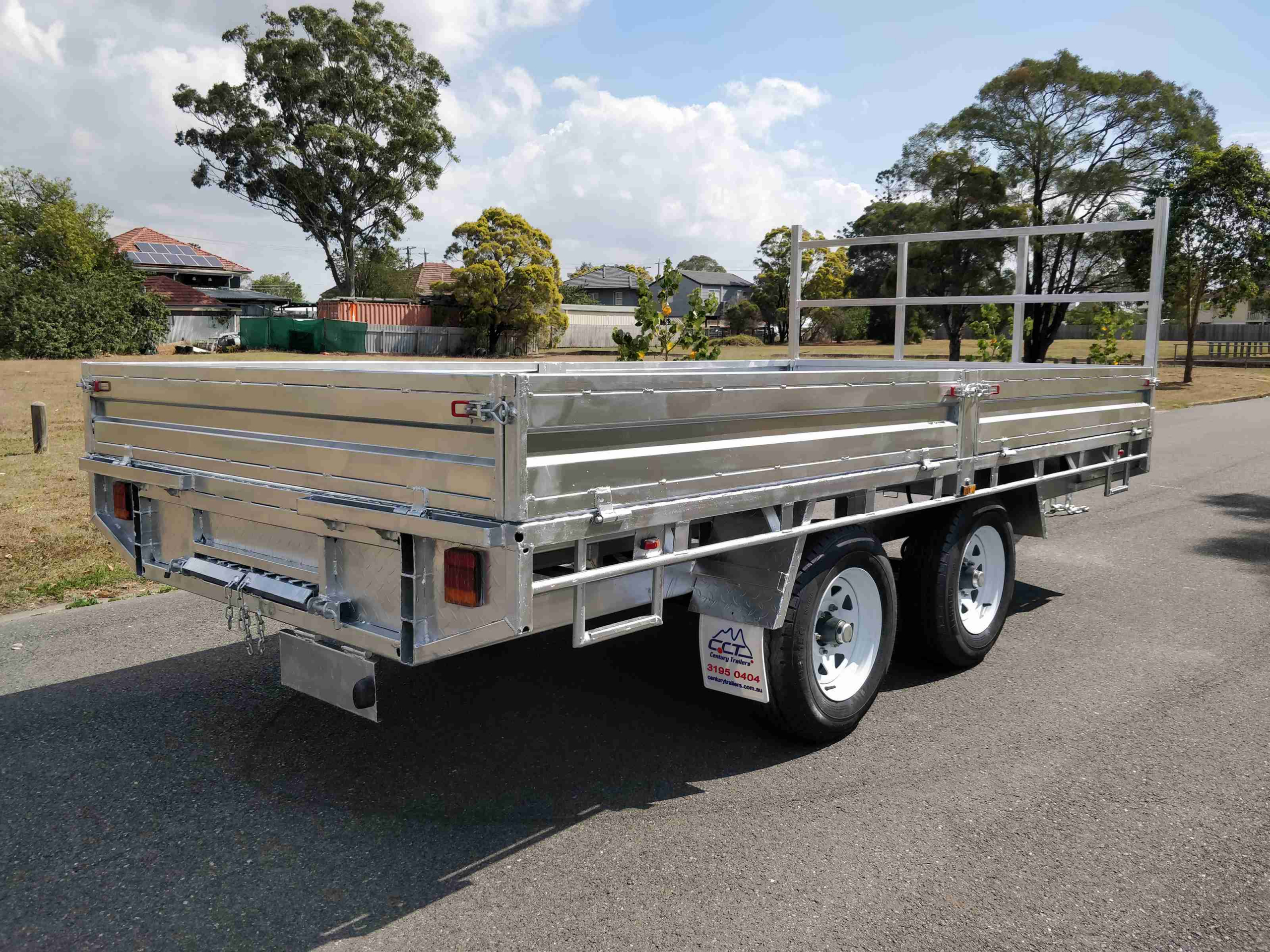 16 x 8 Flatdeck by Century Trailers: Adapt to your needs.